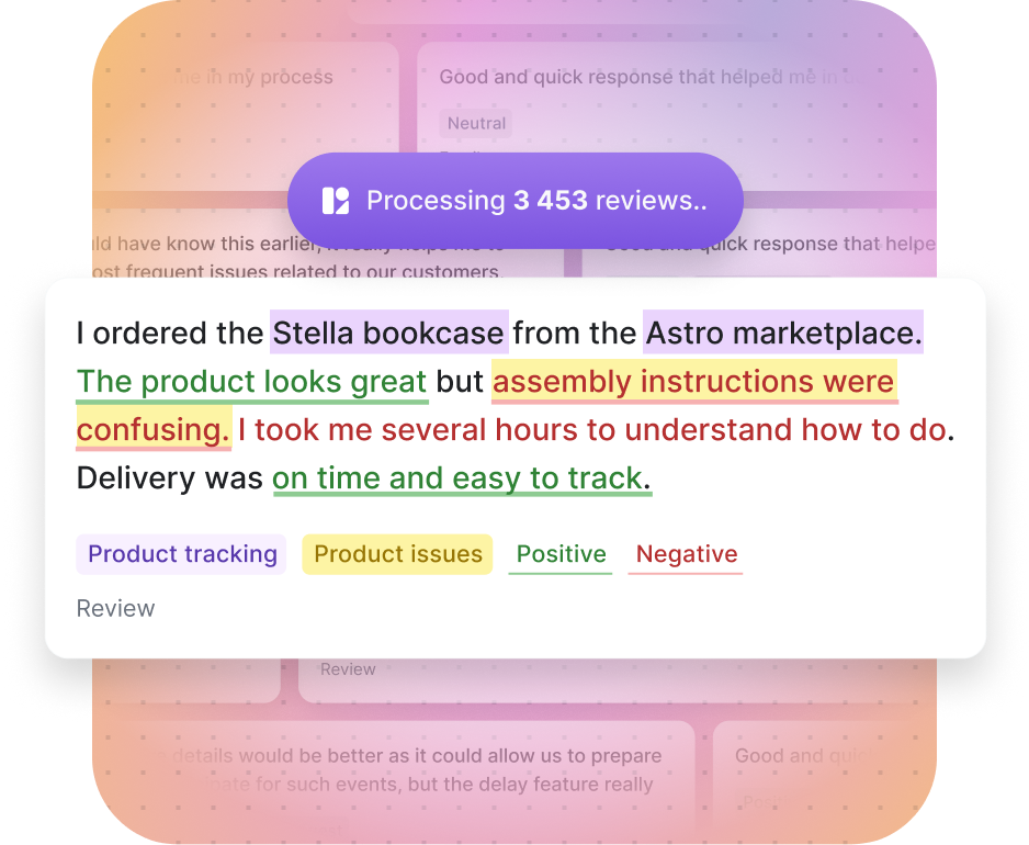 Never miss out on customer insights ever again. - Lettria